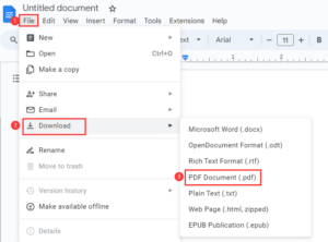 Comment créer un livre sur Google Doc