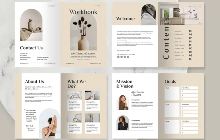 8 plantillas de libros de trabajo listas para usar, descarga gratuita ...