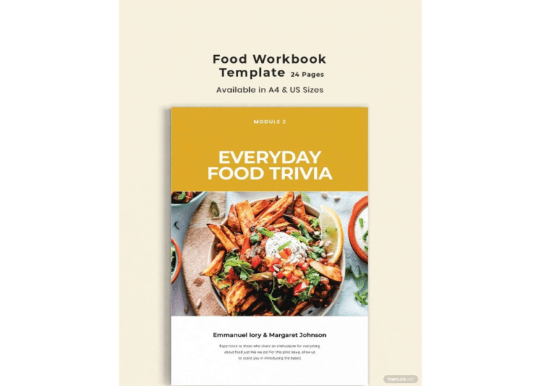 8 Ready-to-Use Workbook Templates Free Download Word & PDF ...