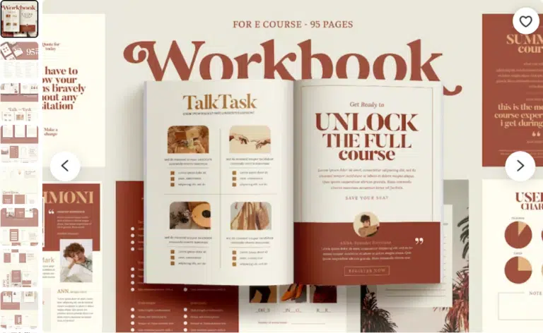 8 Ready-to-Use Workbook Templates Free Download Word & PDF ...