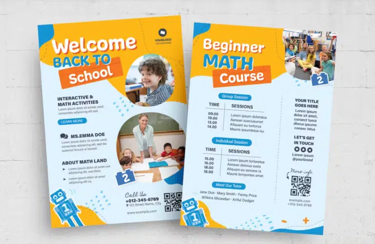 8 Editable Tutoring Flyer Templates Free Download Word, PDF, PSD ...