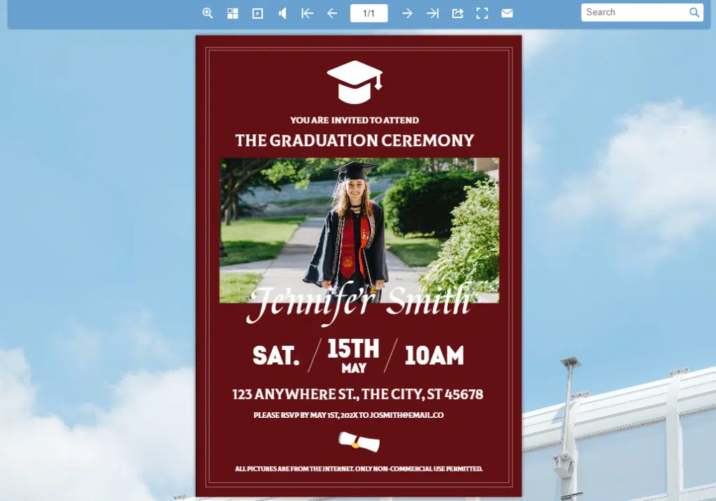 8 Εκτυπώσιμα Πρότυπα Πρόσκλησης στο Διαδίκτυο Δωρεάν για κάρτες ...
