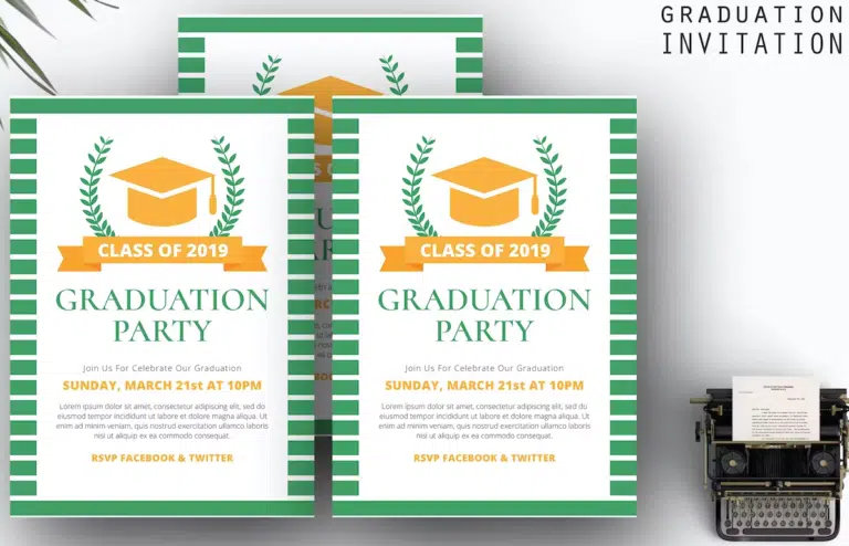 8 ejemplos gratuitos de invitaciones a fiestas de graduación ...