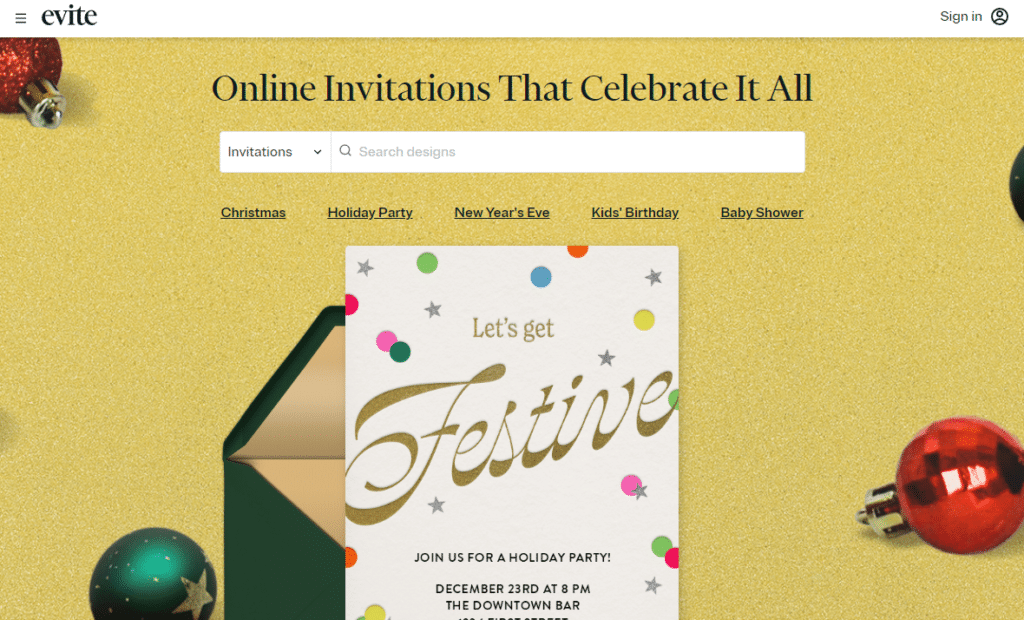 5 PDF Invitation Makers With Free Email Invite Templates to Create Your ...